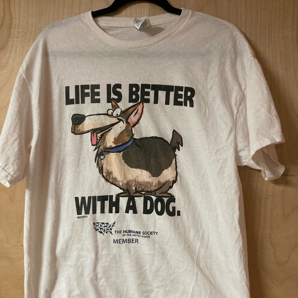 Gildan | Tops | Vintage Humane Society T Shirt | Poshmark